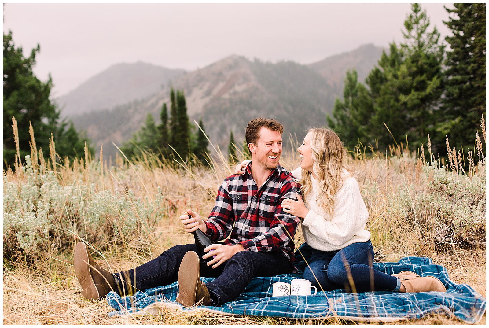 Megan + Devan // Engagement Pictures // Cascade, Idaho - Cimbalik Photography