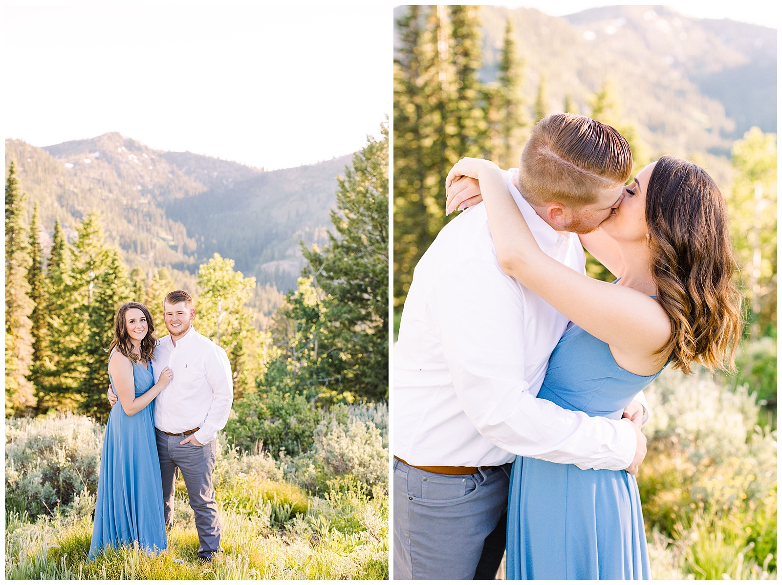 Amanda + Cameron // Idaho Mountain Engagement Session - Cimbalik ...