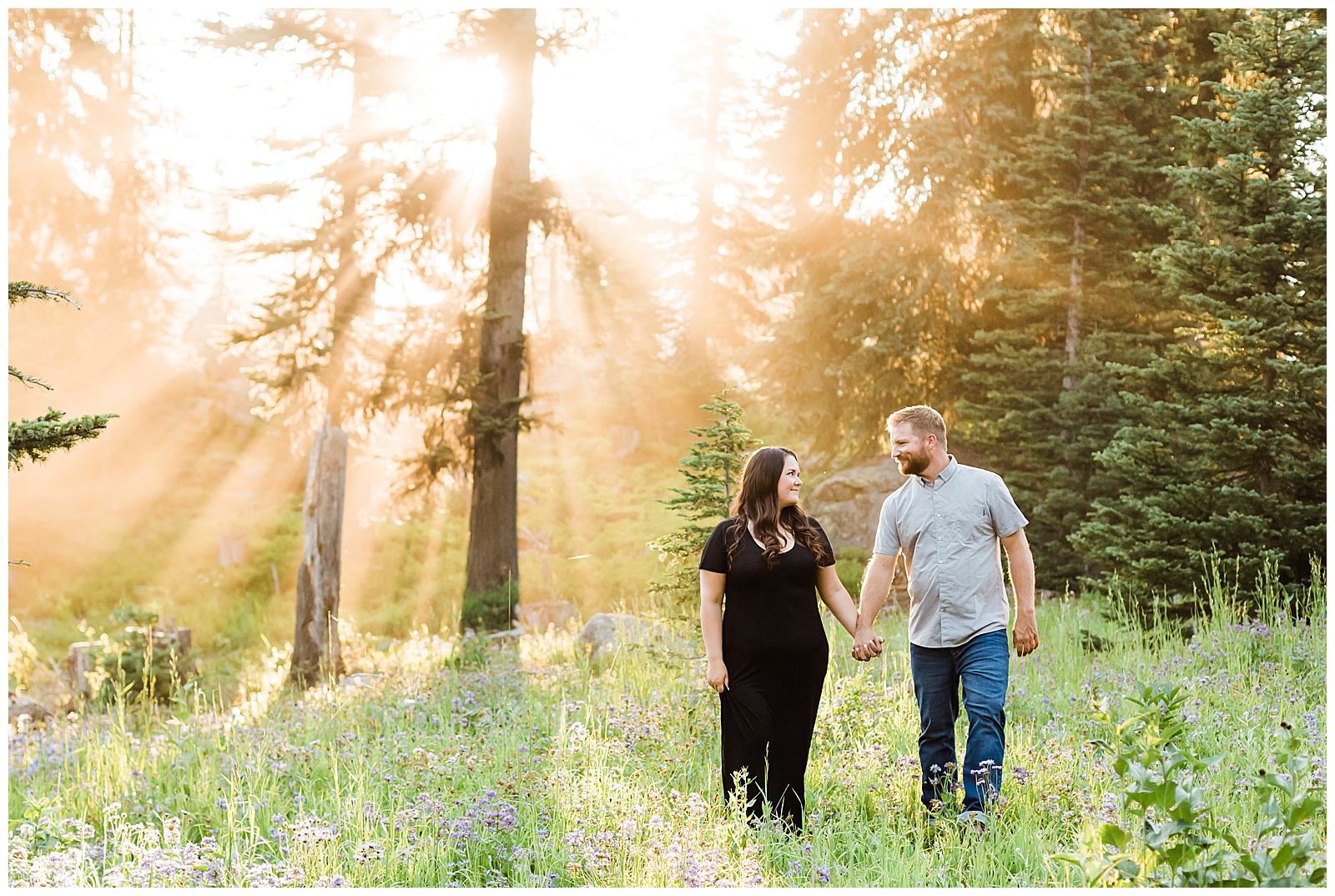 Brooke + Tyler // Goose Lake Engagement Session // McCall, Idaho ...