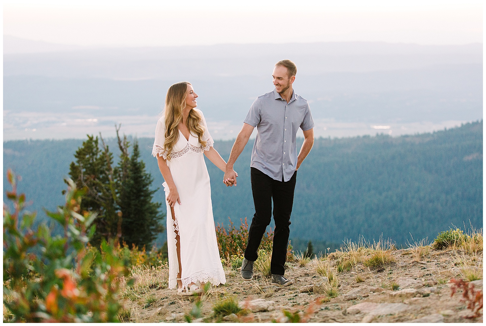 Taylor + Jake // Brundage Overlook // McCall, Idaho - Cimbalik Photography