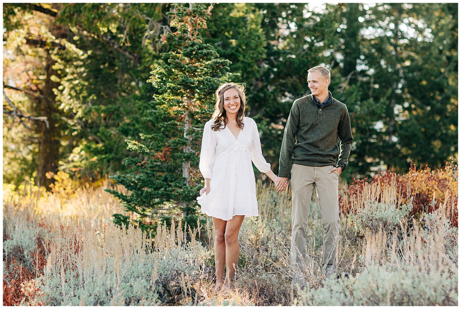 Bethany + Tyler // Engagement Session // Idaho Mountains - Cimbalik ...