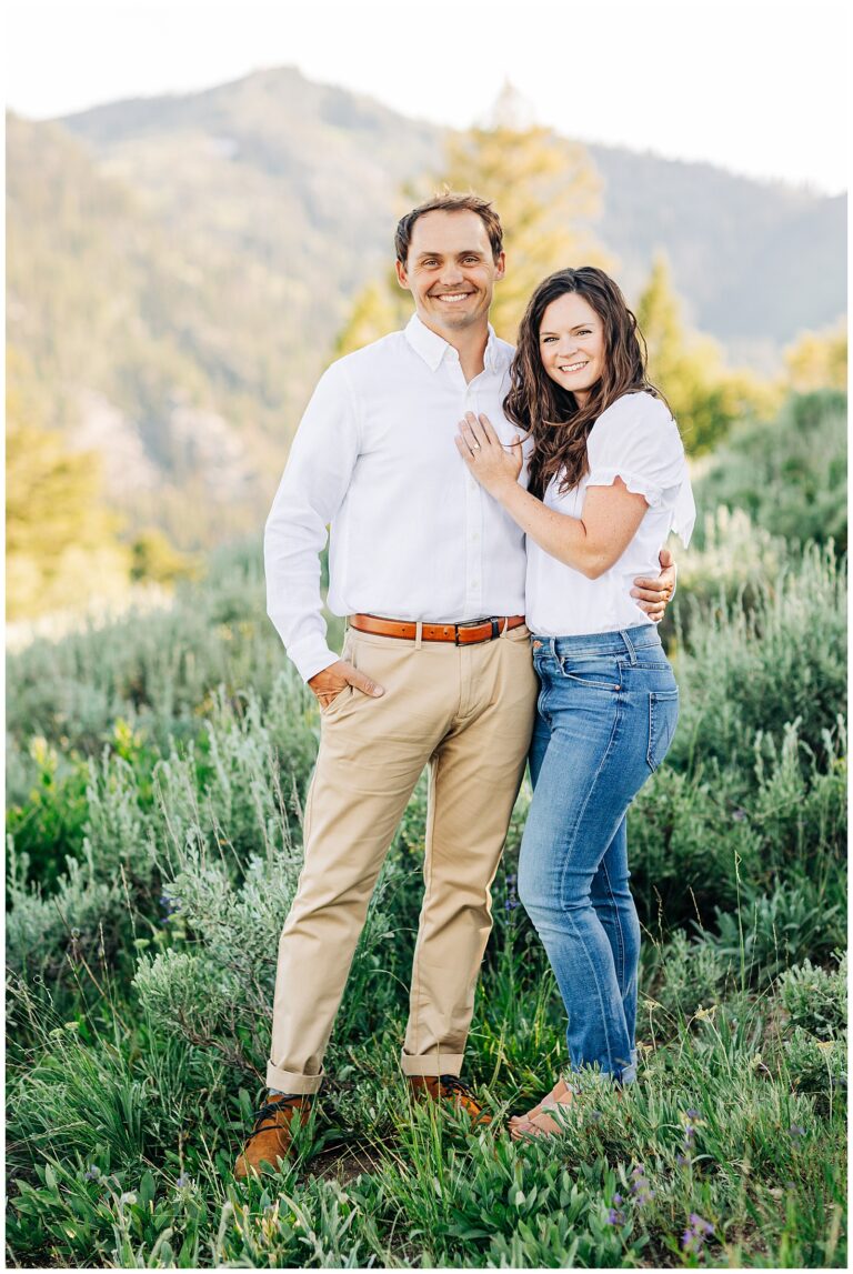 Sarah + Seth // Idaho Mountain Engagement Session // Cascade, Idaho ...